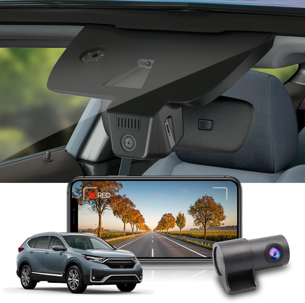Amazon.com: Fitcamx 2K Dual Dash Cam Adapts for Honda CR-V 2017-2022 LX ...