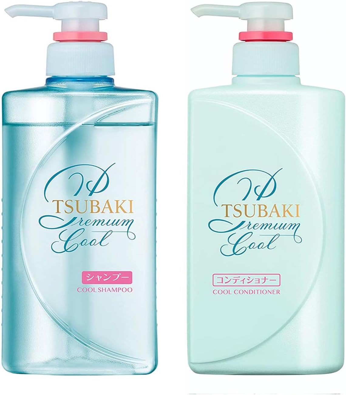 Amazon.com : TSUBAKI Premium Moist & repair Shampoo & Conditioner Set 490ml*2 + 1 hair tie ...