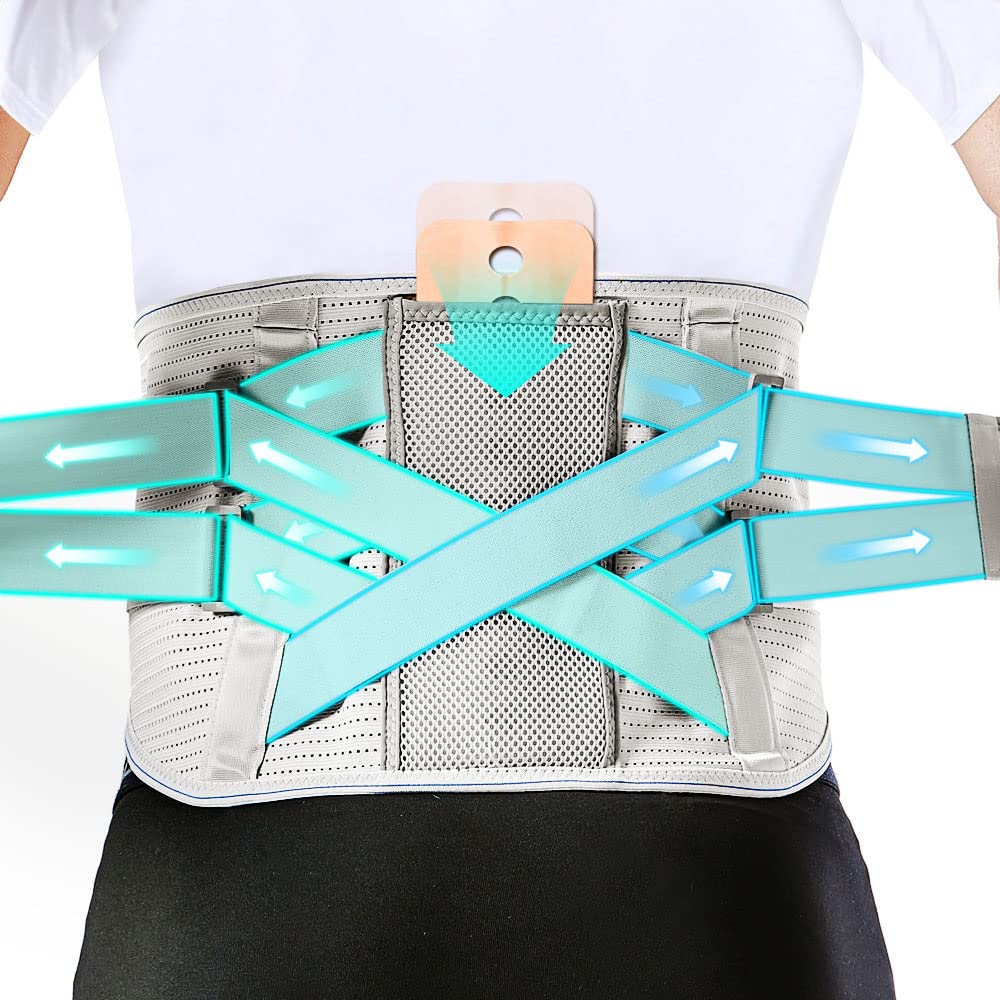 BraceTop Upgraded Back Braces for Lower Back Pain Relief with Bionic ...