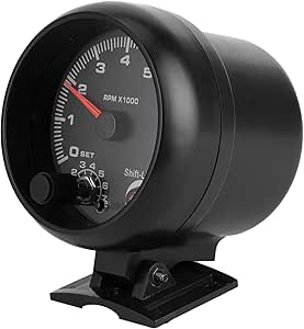 Amazon.com: Akozon 3.75in 12V Car Tachometer 0-8000RPM Pointer Tacho ...