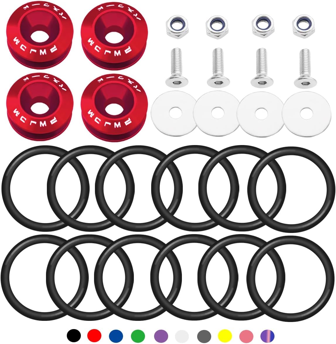 Amazon.com: Bumper Quick Release, Trunk Front Rear Bumper Fasteners ...