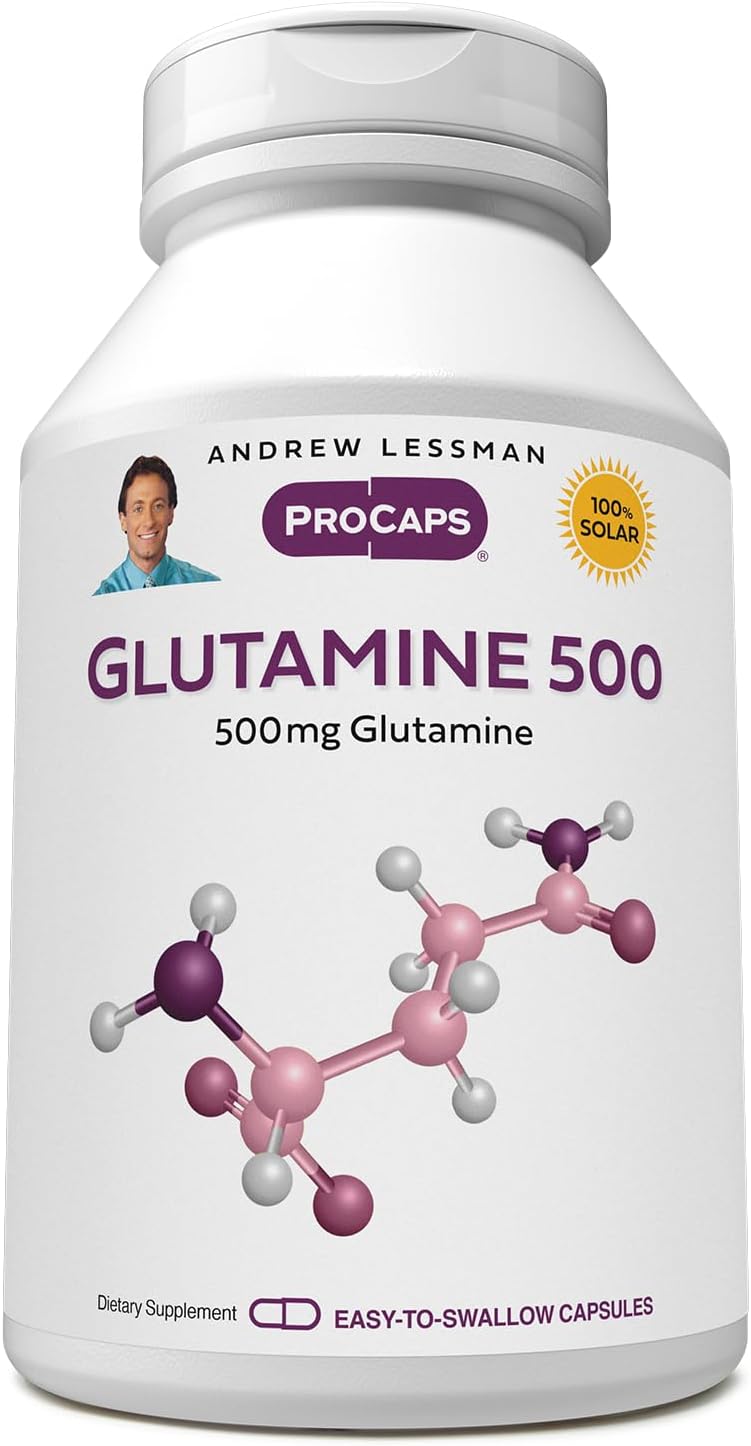 Amazon.com: ANDREW LESSMAN Glutamine 500 mg - 120 Capsules - Free Form ...