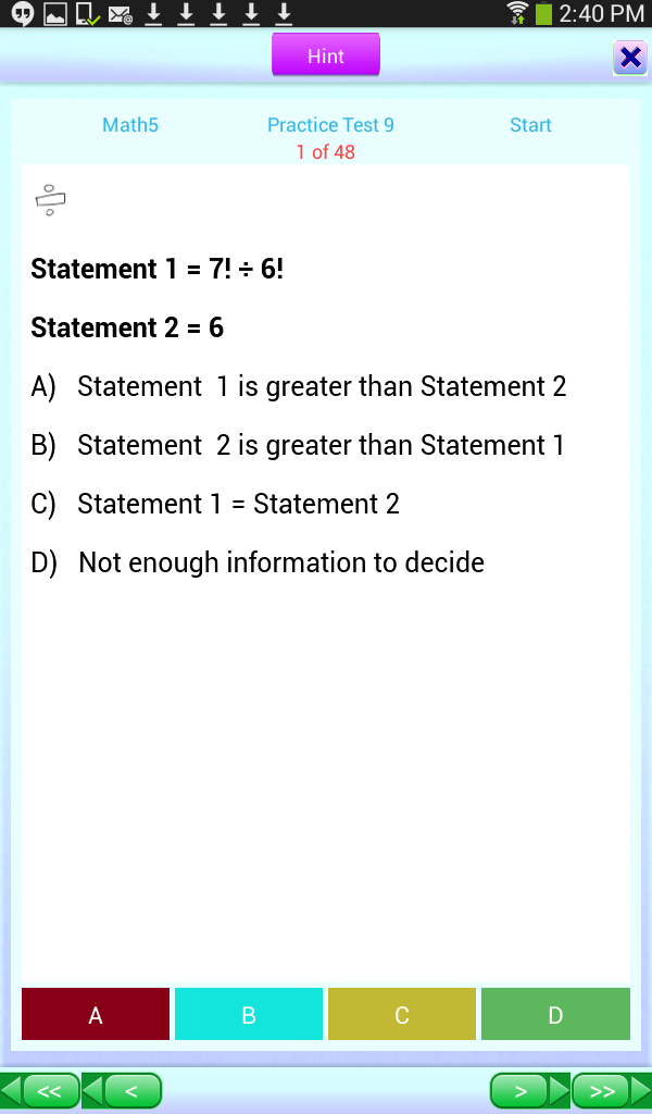 Math Grade 5 Practice Tests with Video Hints - App on Amazon Appstore