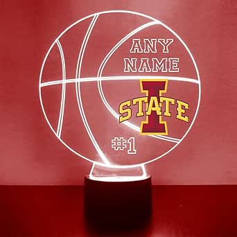 Amazon.com : Custom Iowa State University Cyclones College Basketball ...