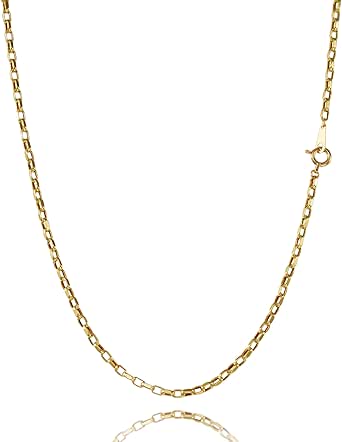 Amazon | [SPERANZA] K18 18金 スクエア アズキ ネックレス 2mm幅 選べるサイズ 引輪 ゴールド チェーン サイズ 50cm | チェーン 通販