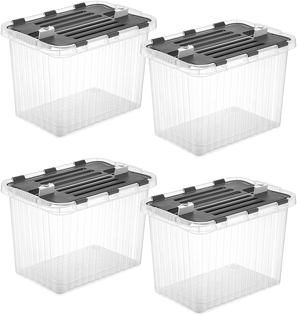 Amazon.com - Superio 13 Gallon Hinged Lid Storage Tote; Stackable ...