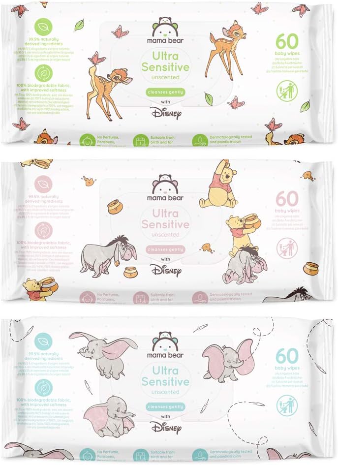 Mama Bear – Disney – Ultra Sensitive Wipes (6×60 | 360 wipes) - BigaMart