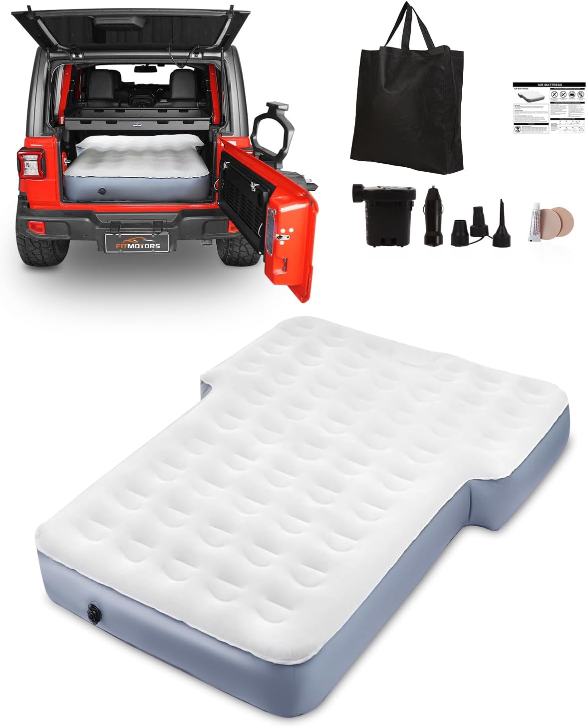 Amazon.com : JOYTUTUS SUV Air Mattress for Camping with/Air Pump ...