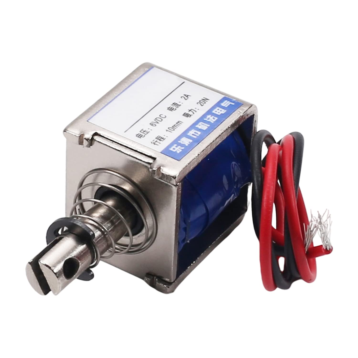 Snapklik.com : Fielect DC 6V 20N Push Pull Type Solenoid Electromagnet