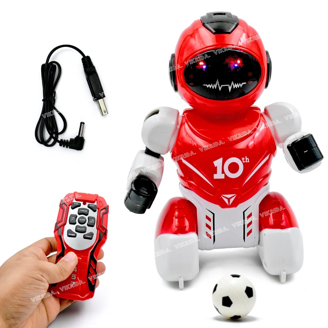 Buy VikriDA RC Robot Remote Control Soccer Game (SoccerBot) for Kids ...