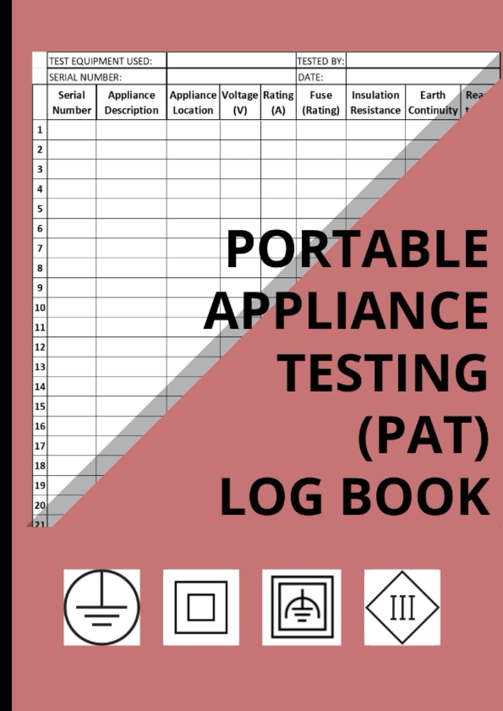 Portable Appliance Testing / PAT Testing Log Book / Certificate ...