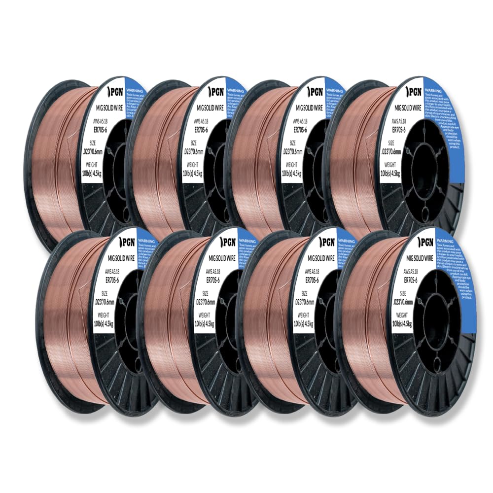 Snapklik.com : (8 Pack) PGN Solid MIG Welding Wire - ER70S-6 .023 Inch ...
