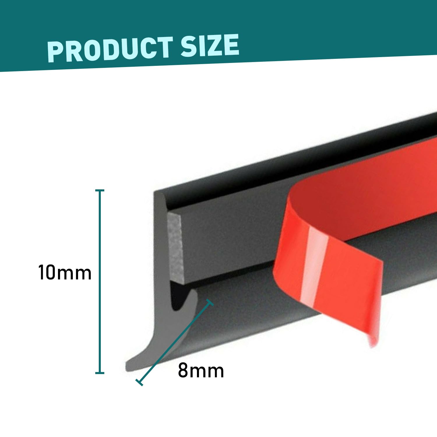Snapklik.com : 16Ft T/H-Type Universal Self Adhesive Auto Roof Seal ...