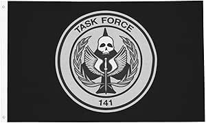 Amazon.com : Task-Force-141 Flag 3x5 Ft Double Sided Garden Flag Banner ...
