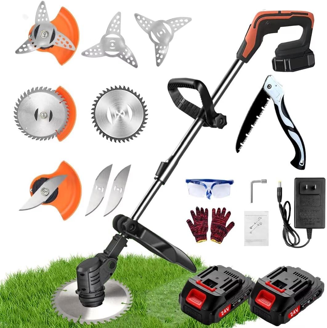 Amazon.com : Weed Wacker, Electric Weed Wacker, String trimmer with 2 x ...