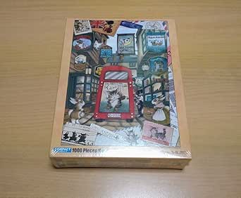 Amazon | WACHIFIELD わちふぃーるど ダヤン ダブルデッカー コンパクト ジグソーパズル 1000ピース やのまん | ジグソーパズル | おもちゃ