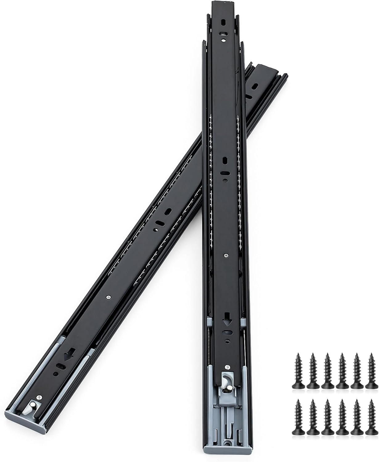 Soft Close Drawer Slides 20 Inch, Full Extension Ball Bearing Heavy ...