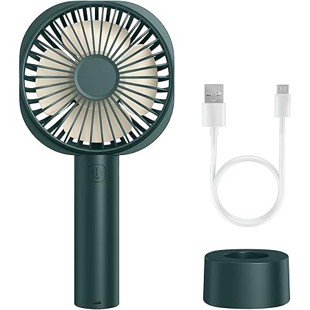 Timiyou Handventilator, Mini Ventilator, Tragbarer Hand Ventilator Akku ...