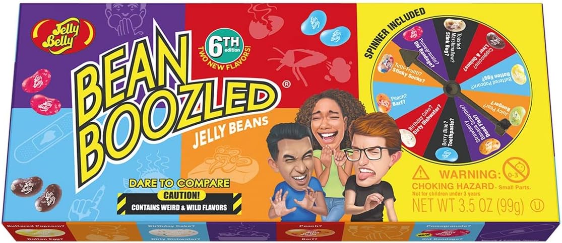 Amazon.com : Jelly Belly 7th Edition BeanBoozled Spinner Gift Box - 3.5 ...