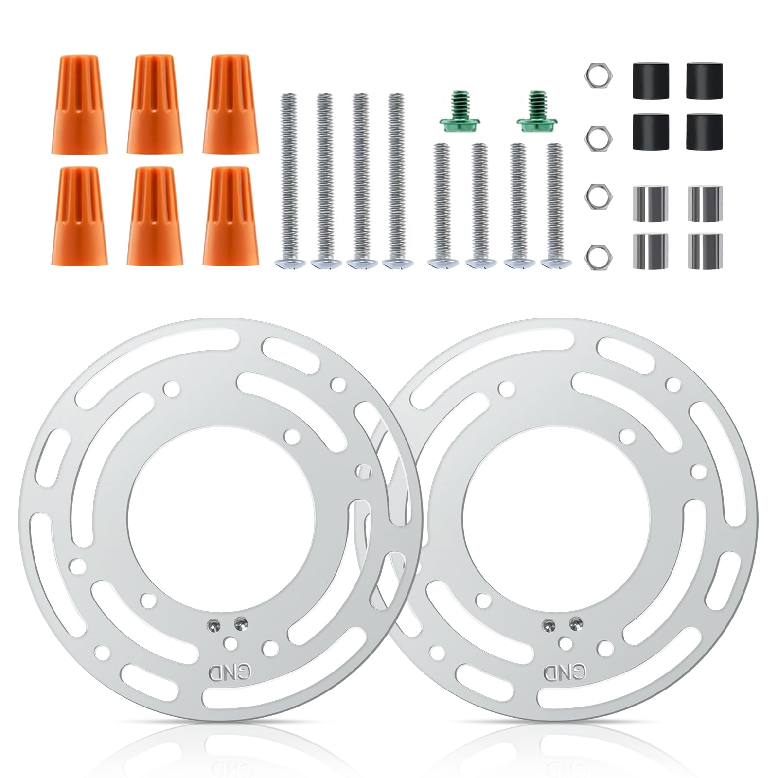 Yiisem Universal Light Fixture Round Mounting Bracket, 4 Inches ...