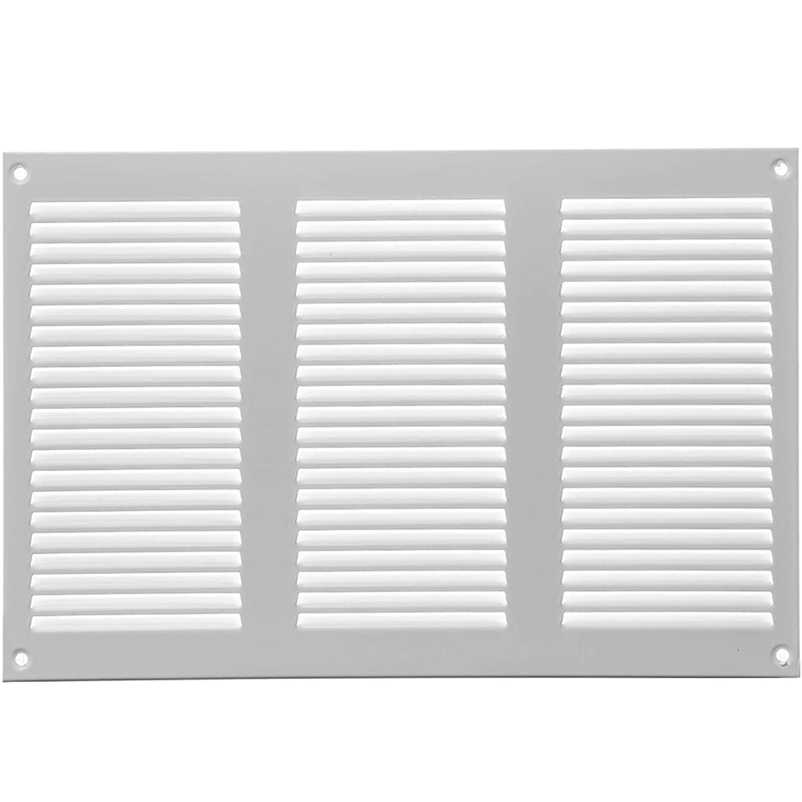 5-Pack 12″ x 8″ Inch / 300 x 200 mm White Air Vent Cover – Steel Air ...
