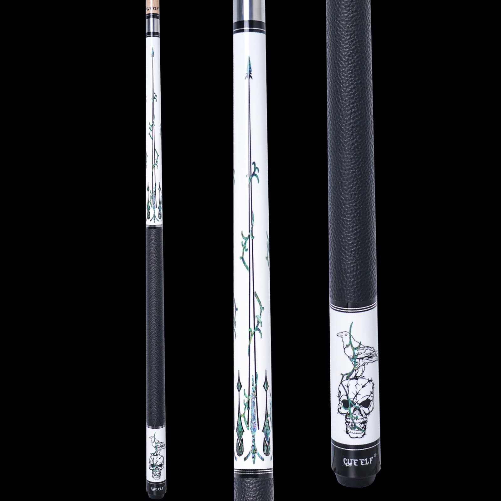 Snapklik.com : Pool Cue Stick Skull Professional Pool Stick Low ...
