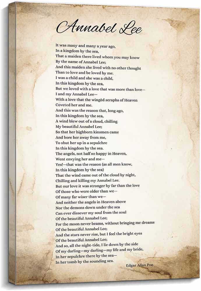 Edgar Allan Poe Quotes Annabel Lee