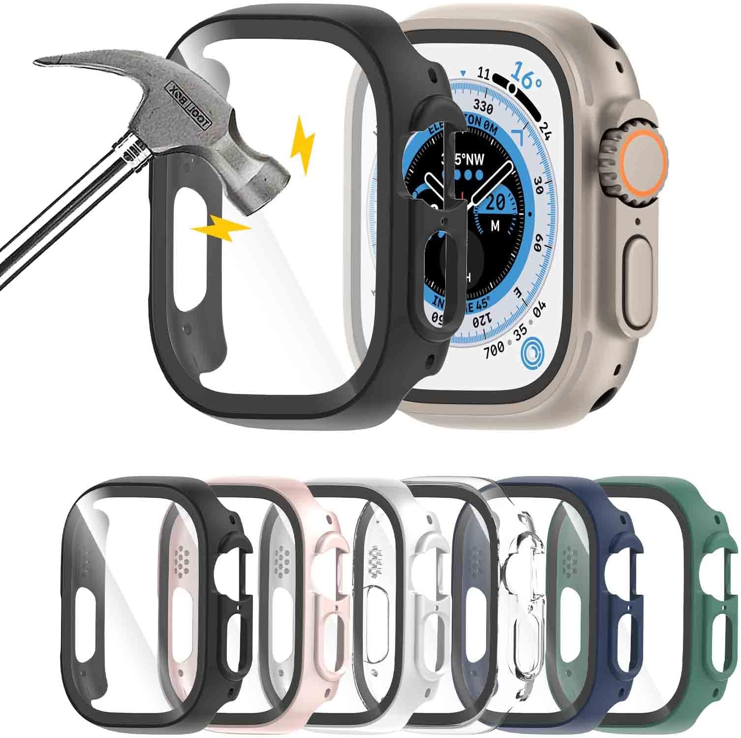 Amazon.com: 6 Pack Case with Tempered Glass Screen Protector for Apple ...