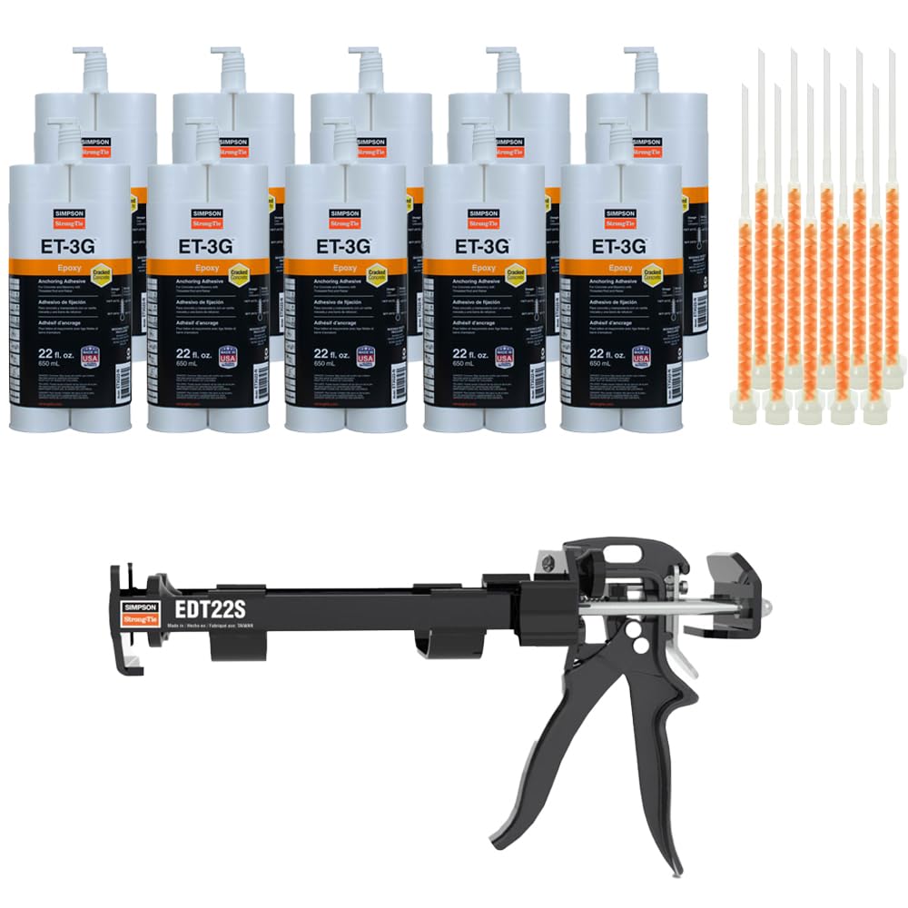 Simpson Strong-Tie ET3G22-N-KIT - 22oz Epoxy Anchoring Adhesive w ...