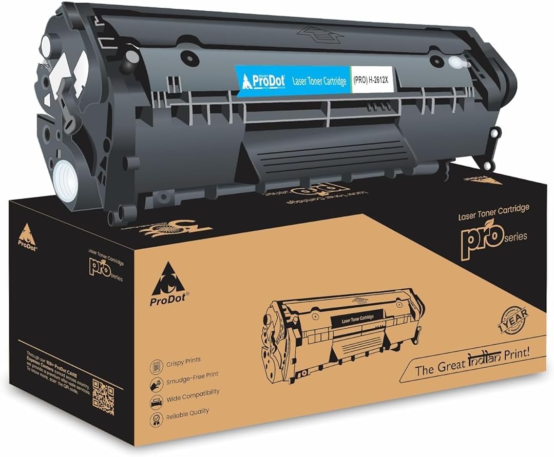 ProDot PRO-2612 Laser Toner Cartridge with Toner Powder for HP Q2612A ...