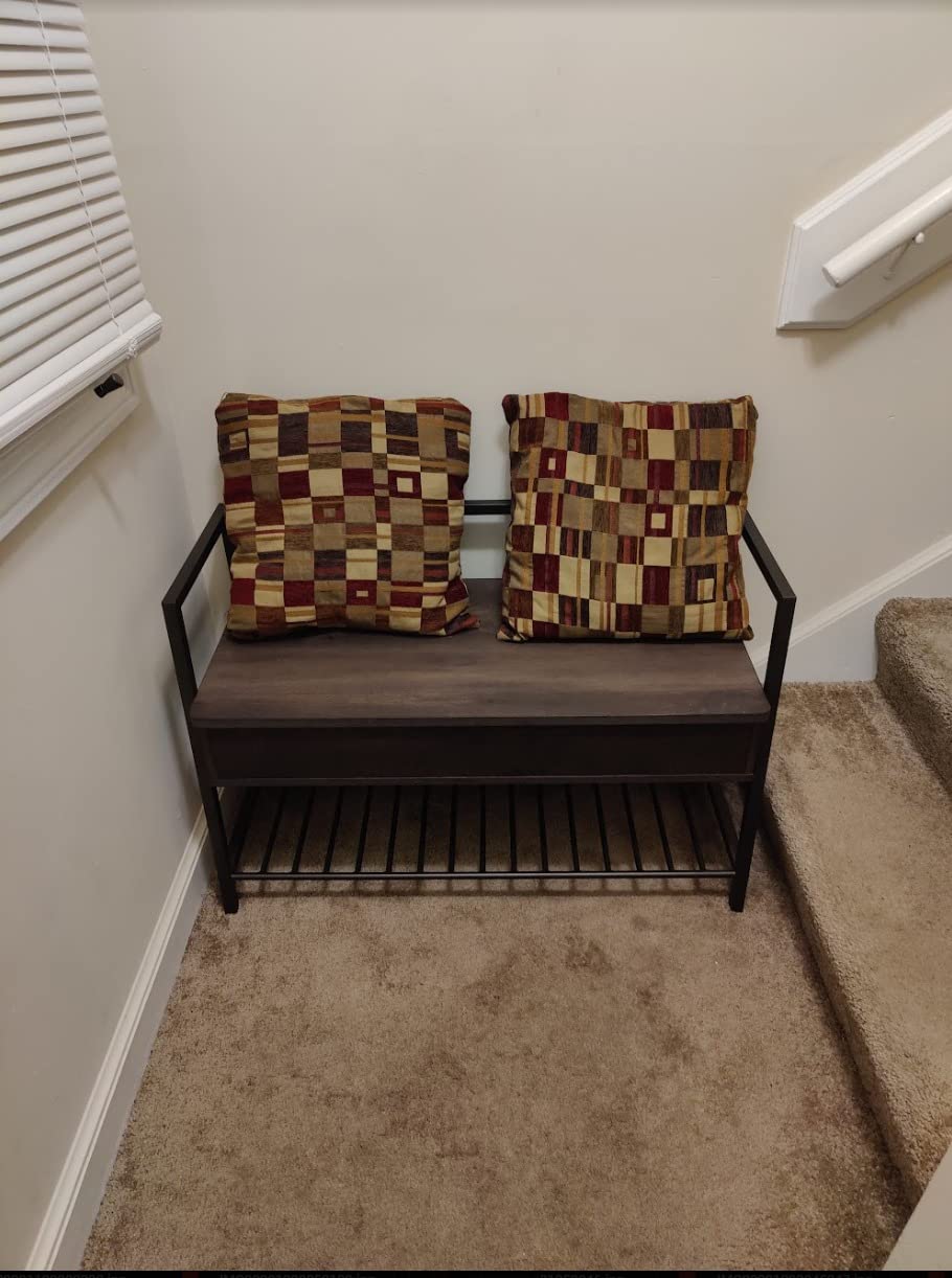 $16/mo - Finance Sauder North Avenue Storage Bench, Charter Oak finish ...
