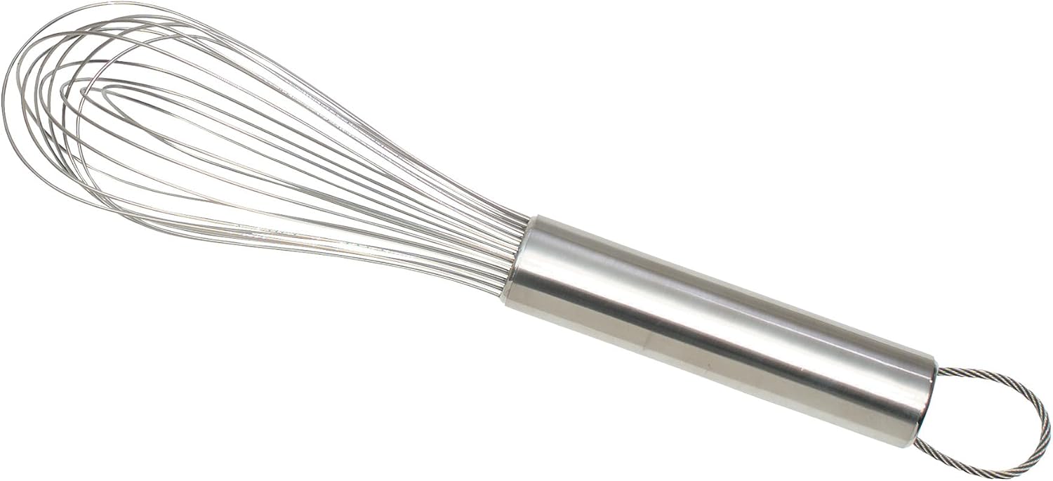 KitchenCraft Stainless Steel Hand Balloon Whisk, 3 cm (12”), Silver ...