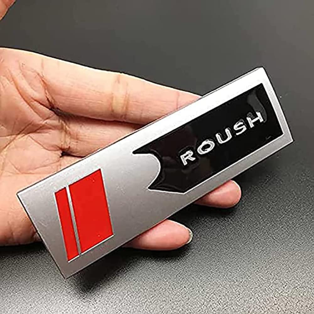 Pejtdue 3d Car Logo Badge For Ford Roush Fiesta Mustang | Desertcart INDIA