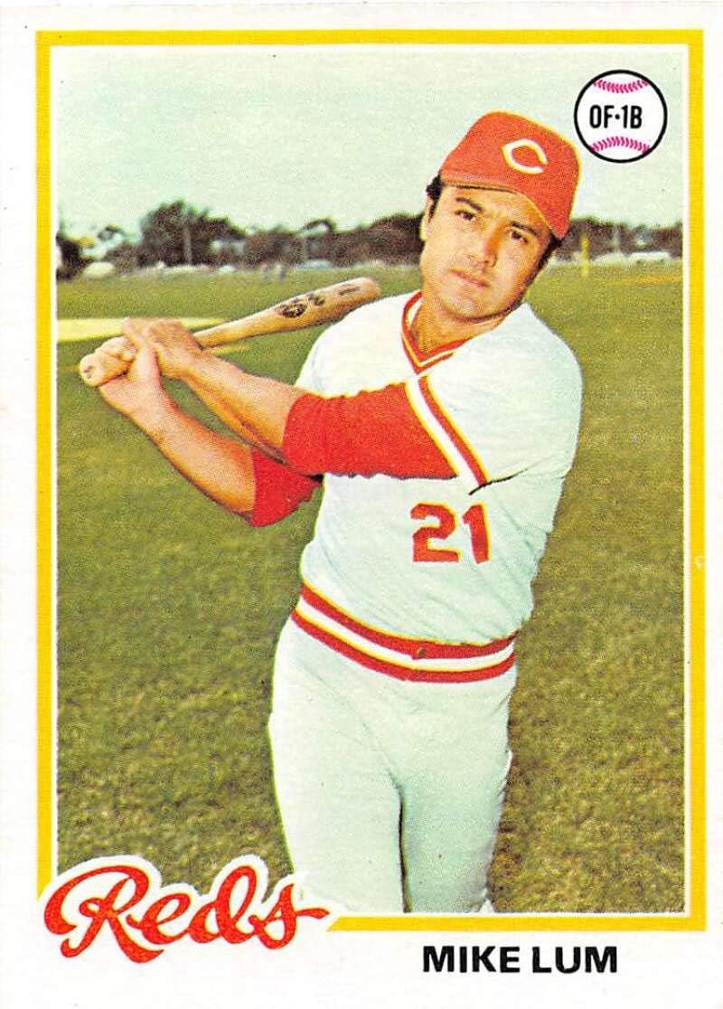 Amazon.com: 1978 Topps SET BREAK #1 Baseball #326 Mike Lum Cincinnati ...