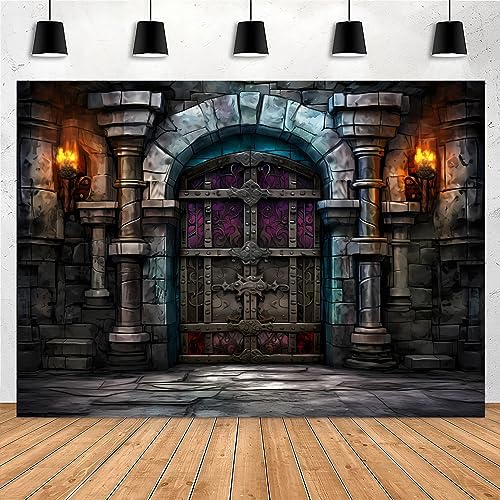 Amazon.com : BELECO 7x5ft Fabric Medieval Tavern Backdrop for ...