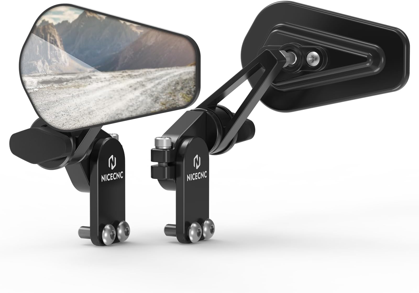 Amazon.com: PowerMadd 34455 Black Sentinel Handguard Mirror Kit (Fixed ...