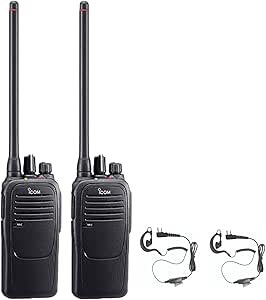 Amazon.com: Icom IC-F2000 4 Watt 16 Channel UHF Radio 2 Pack with ...