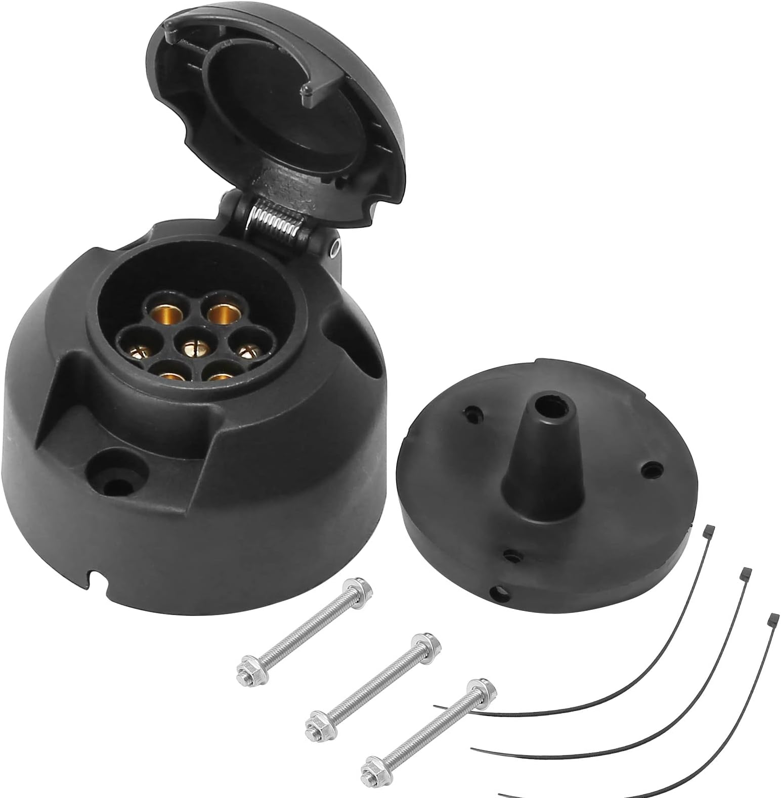 Maypole 12N Type 7 Pin Plastic Socket : Amazon.co.uk: Automotive