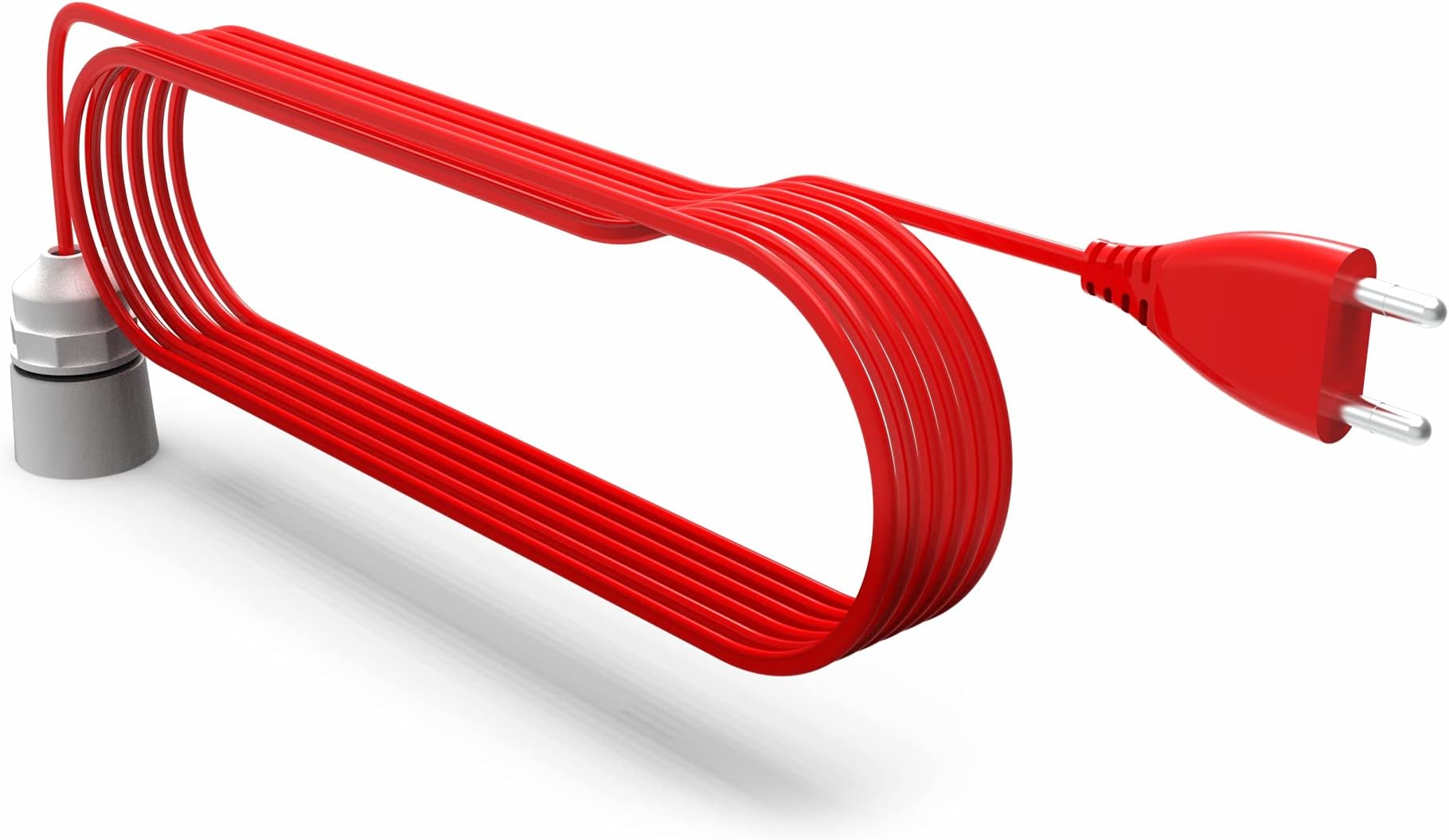 HANSH 2 Pin Bulb Holder Parallel Adapter with Plug and Light Socket ...