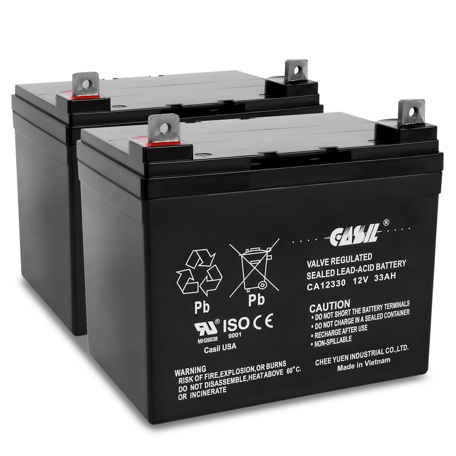 Amazon.com: Casil Lawn Mower Battery 12V - Premium Battery Lawn Mower ...