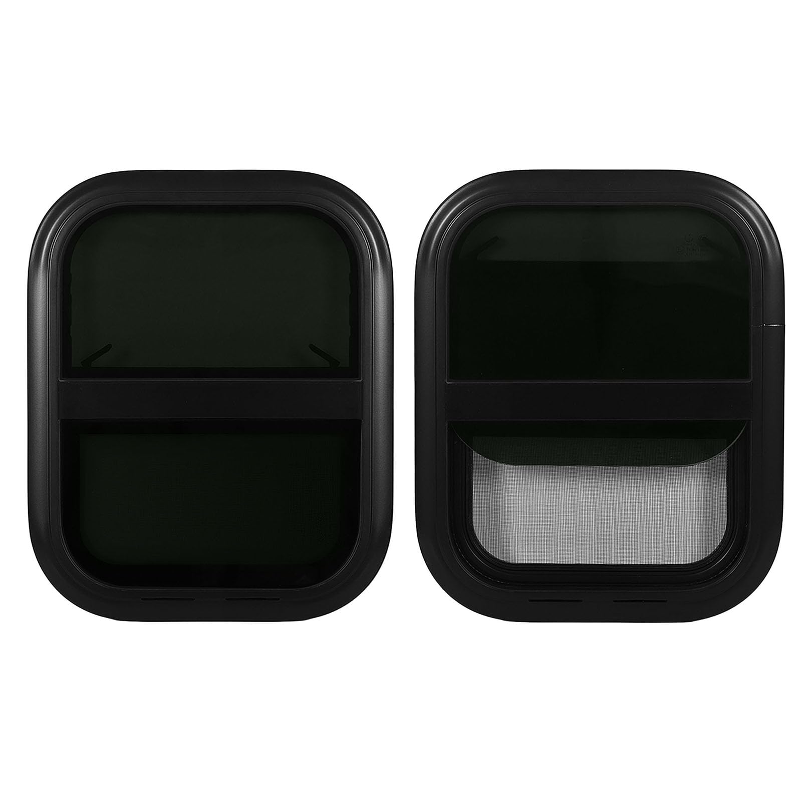RV Window, RV Sliding Windows with Screen 440mm H 390mm W Tinted ...