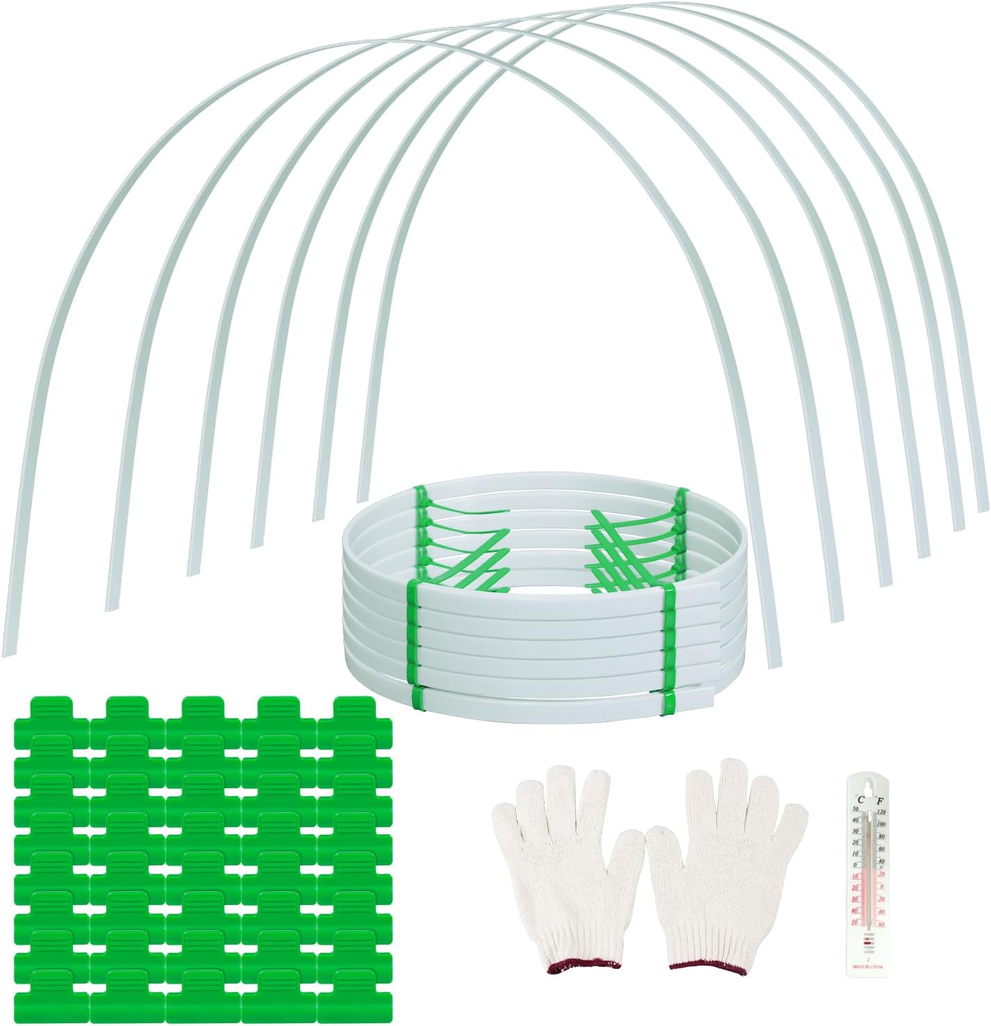 Amazon.com : Green House Kit Garden Hoops for Plants Greenhouse Hoops ...