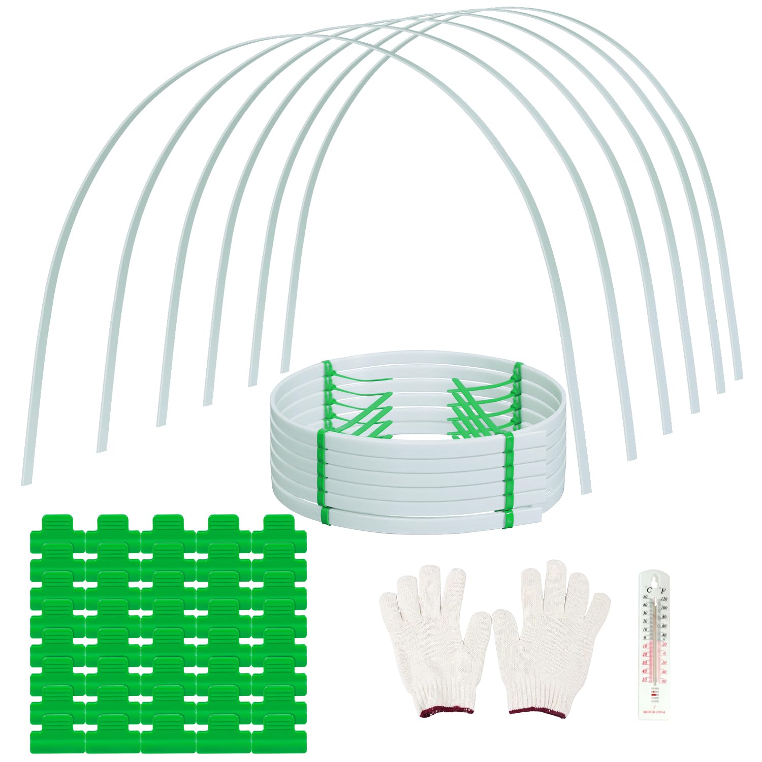 Amazon.com : Green House Kit Garden Hoops for Plants Greenhouse Hoops ...