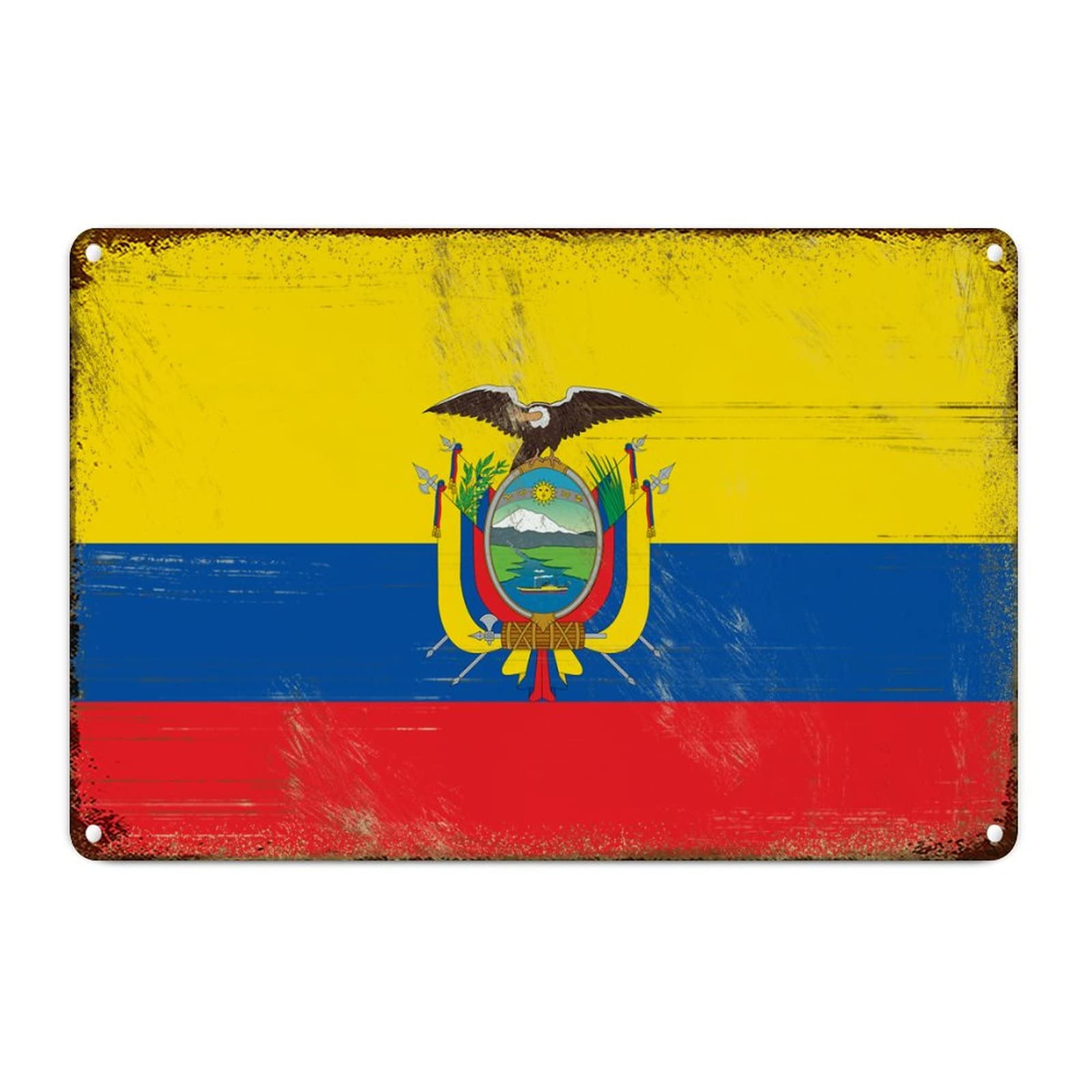 Ecuador Metal Wall Art Amazon.com: Personalized Metal Sign Ecuador