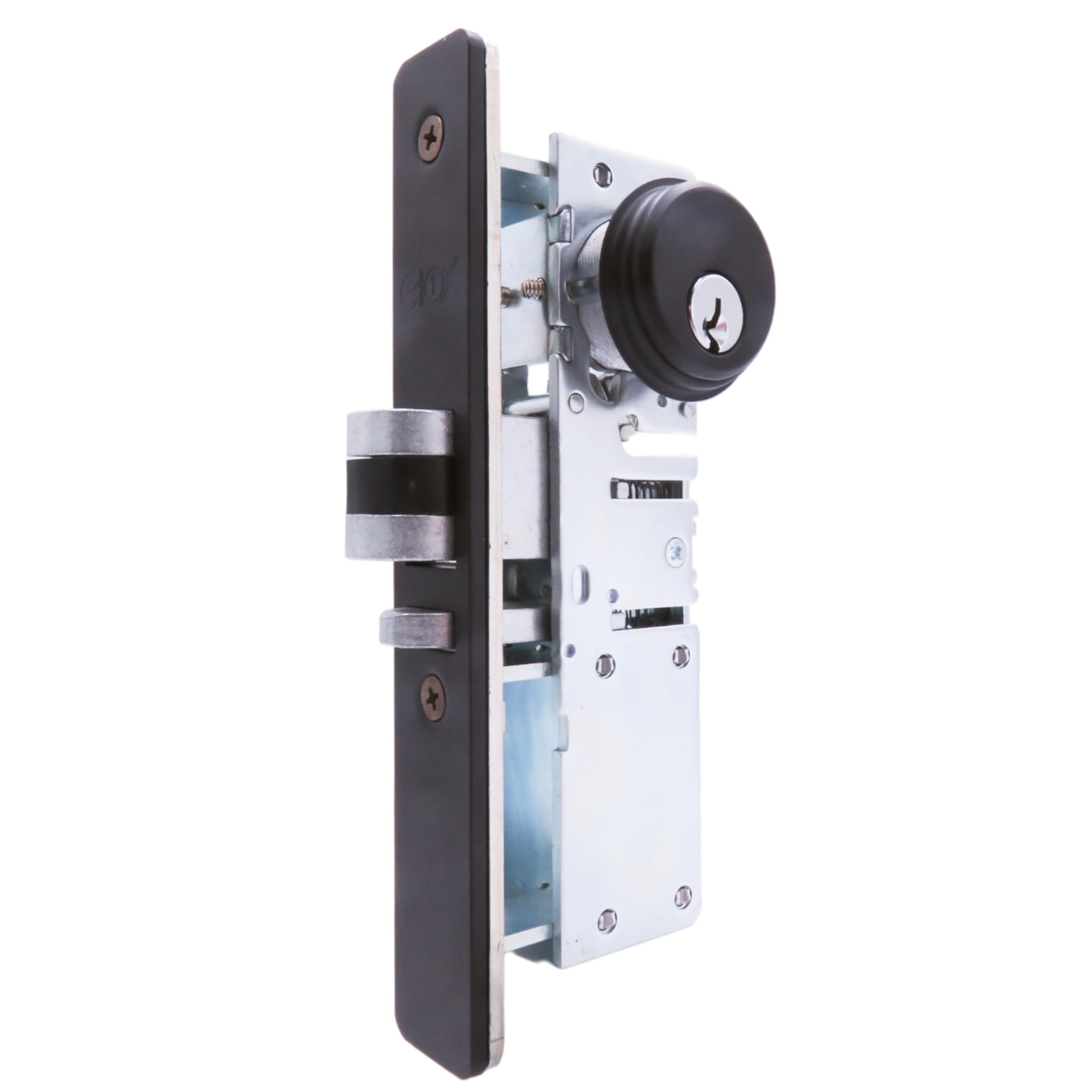 Snapklik.com : Elox Narrow Stile Aluminum Door Mortise Deadlatch Lock ...