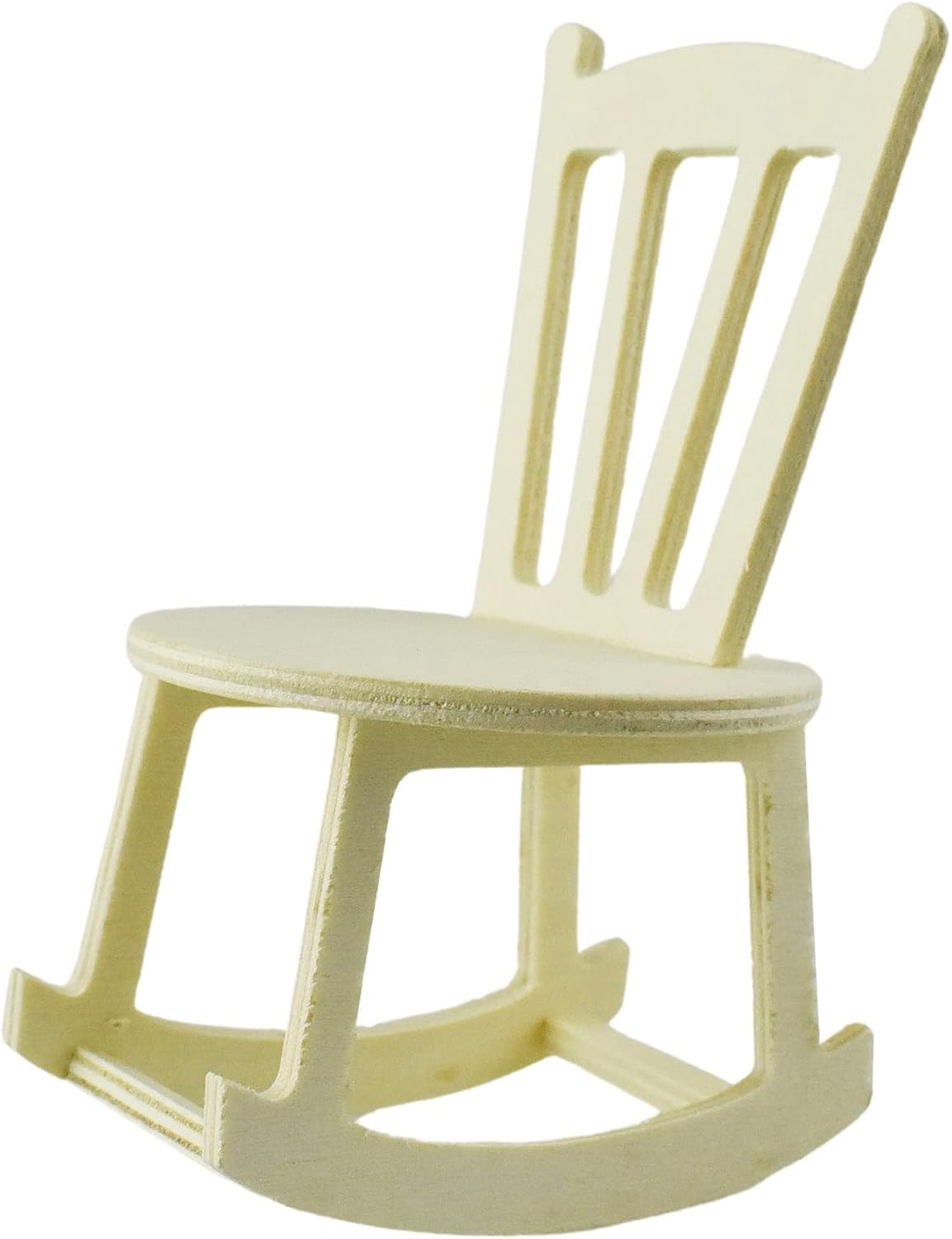 Amazon.com: Homeford Wooden DIY Craft Model Rocking Chair, 5-1/4-Inch