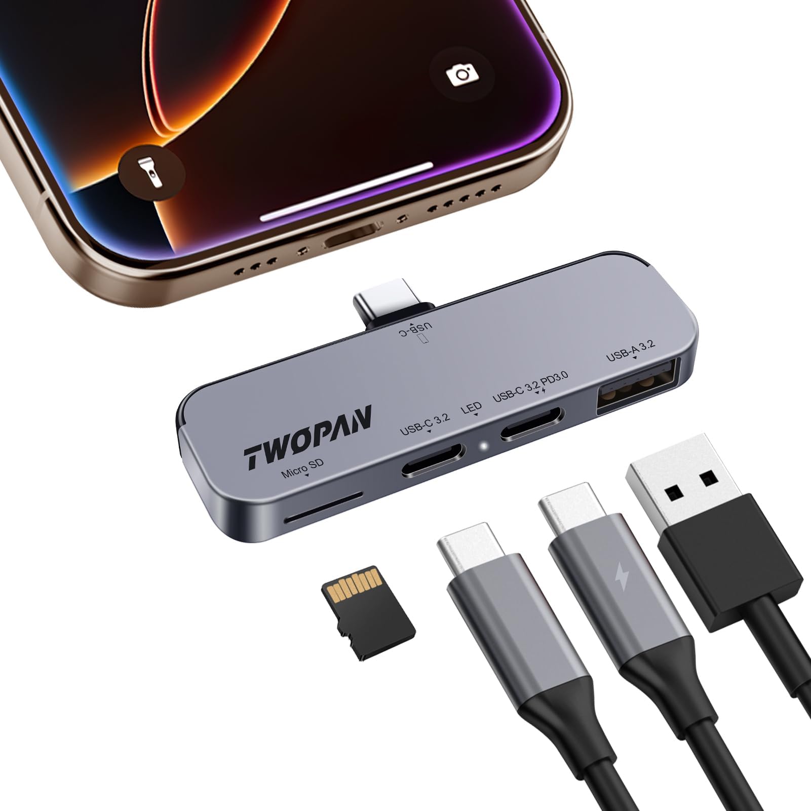 Amazon.com: SmallRig 4-in-1 USB-C Hub with a Cold Shoe Mount, Type- C ...