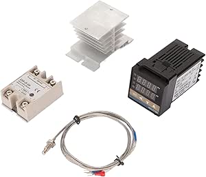 Amazon.com: Digital PID Thermostat, Intelligent Air Heater Temperature ...