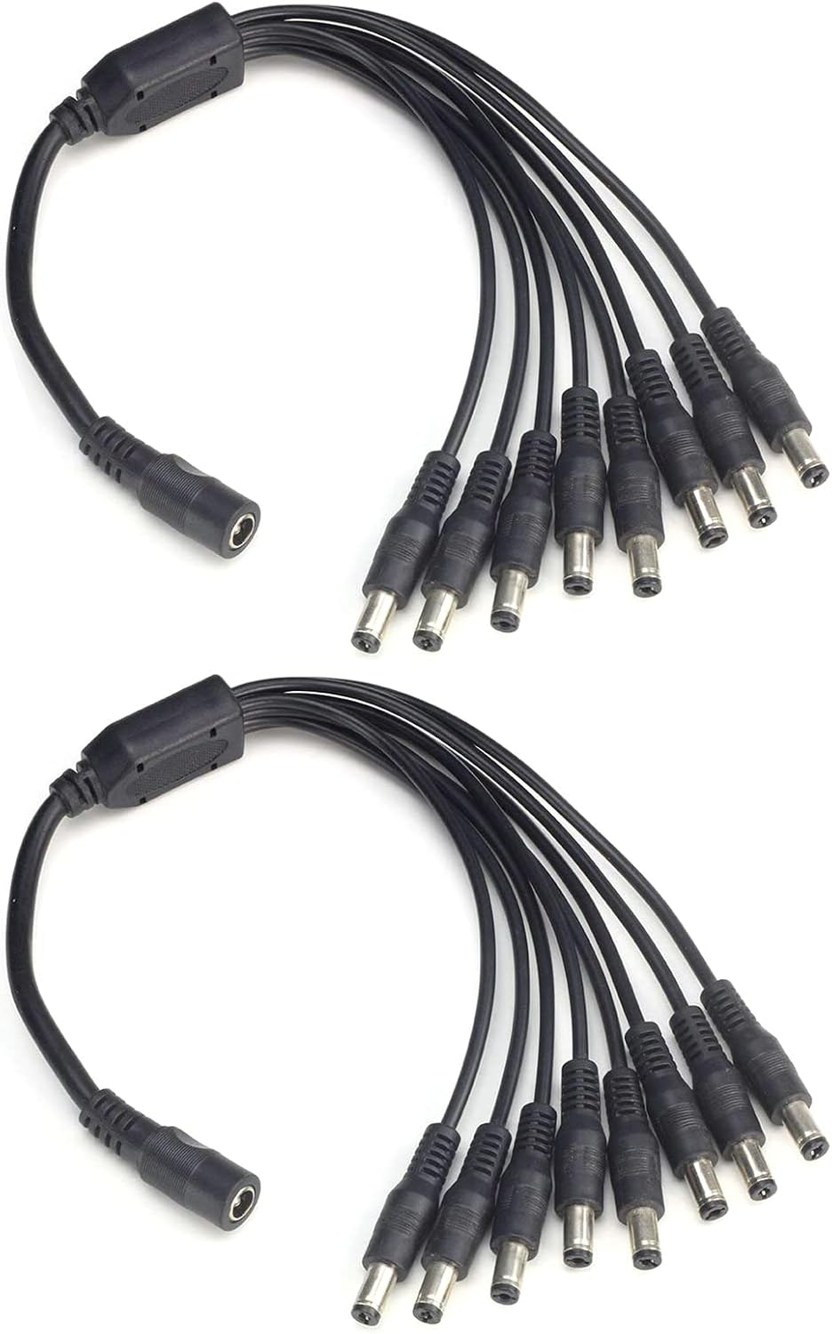 Amazon.com: Security-01 2-Pack 1 to 8 Way DC Power Splitter Cable, Plug ...