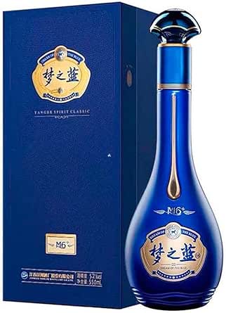 Yanghe Daqu Yanghe Spirit Classic (Dream Blue M6+) 500ml 52% Acl./Vol : Amazon.co.uk: Grocery